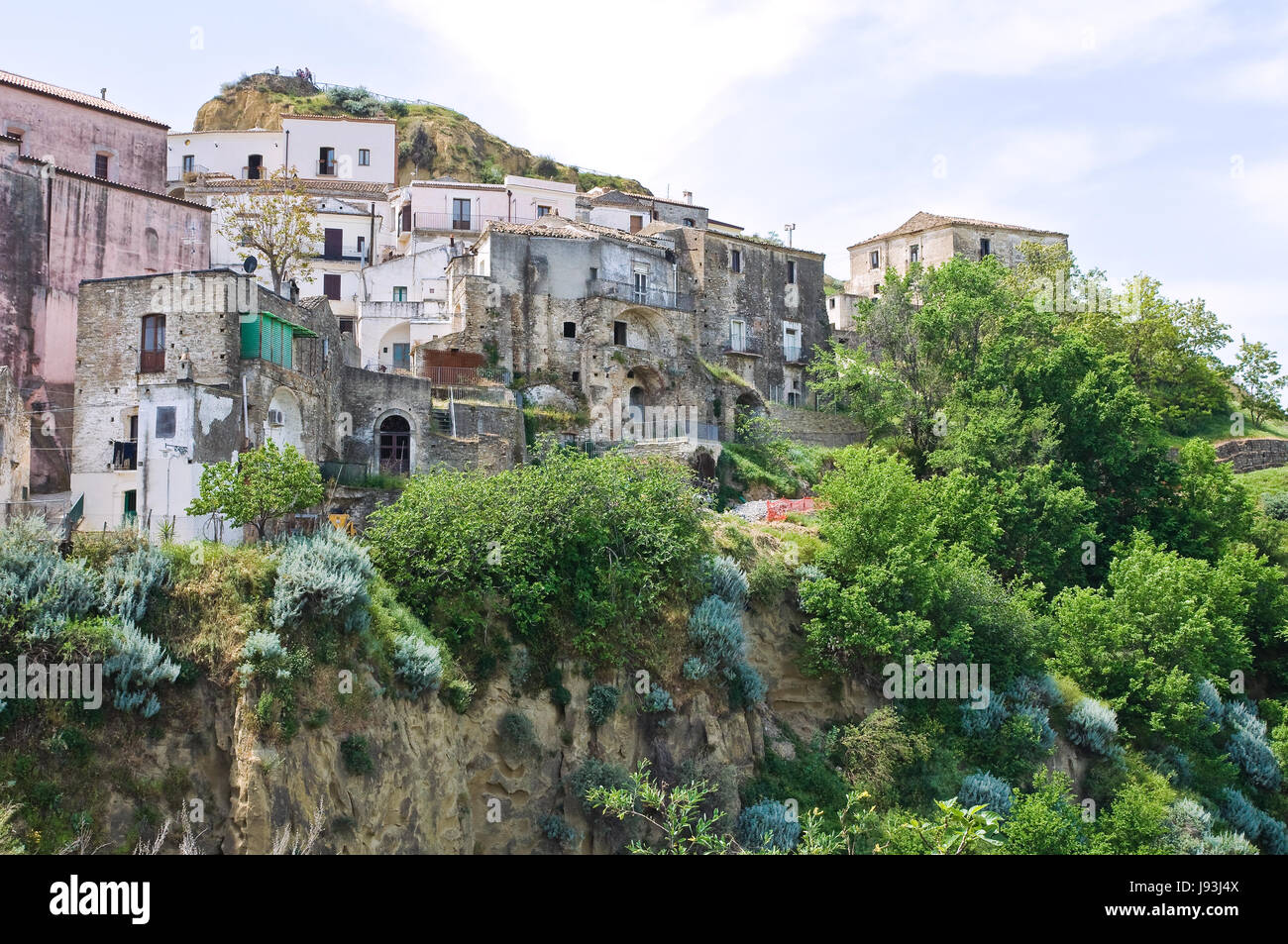 Panoramic view of Tursi. Basilicata. Italy Stock Photo - Alamy