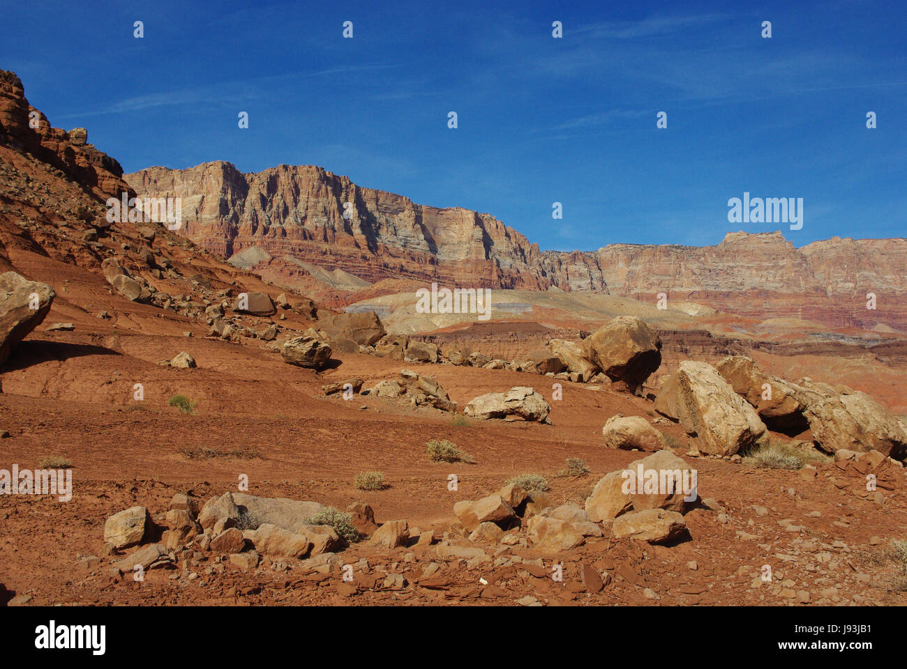 coloured red rocks and mountains,vermillion cliffs,arizona Stock Photo ...