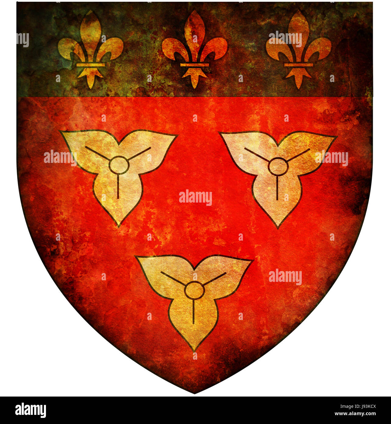 isolated, emblem, vintage, illustration, france, flag, rusty, region ...