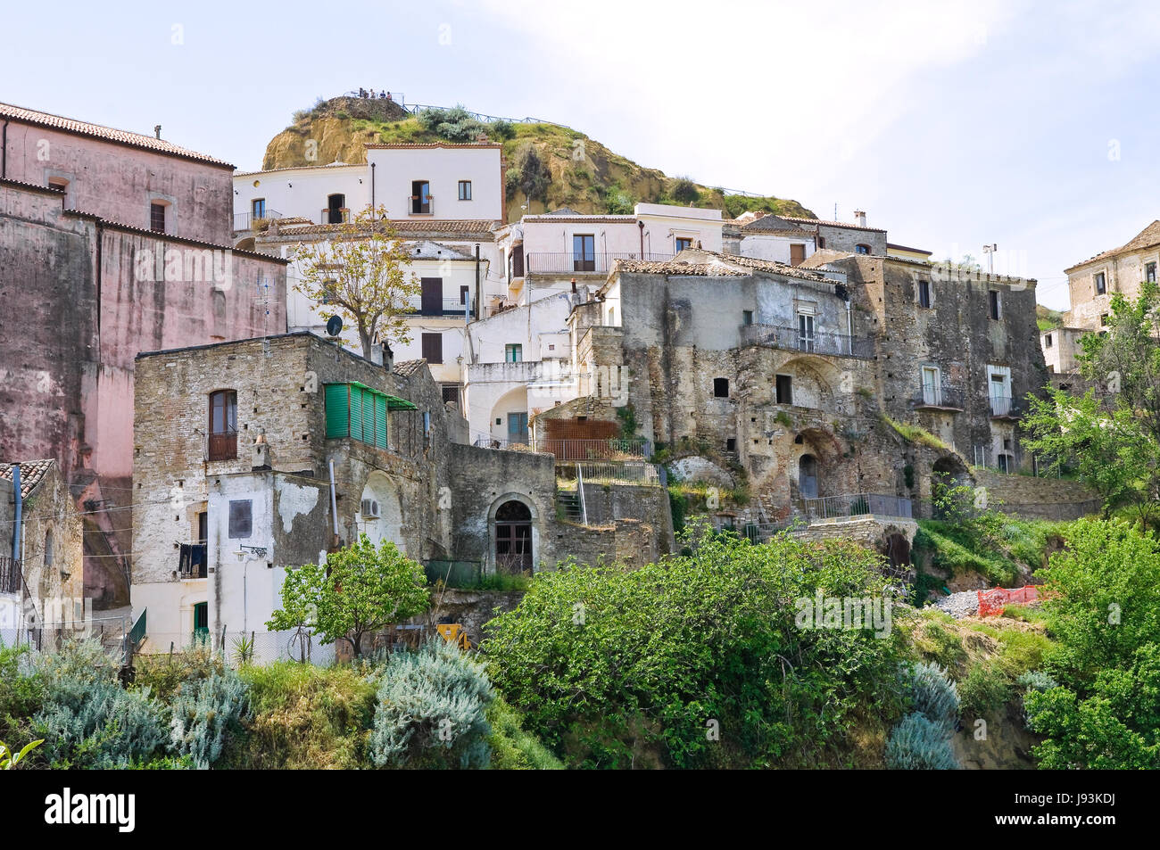 Panoramic view of Tursi. Basilicata. Italy Stock Photo - Alamy