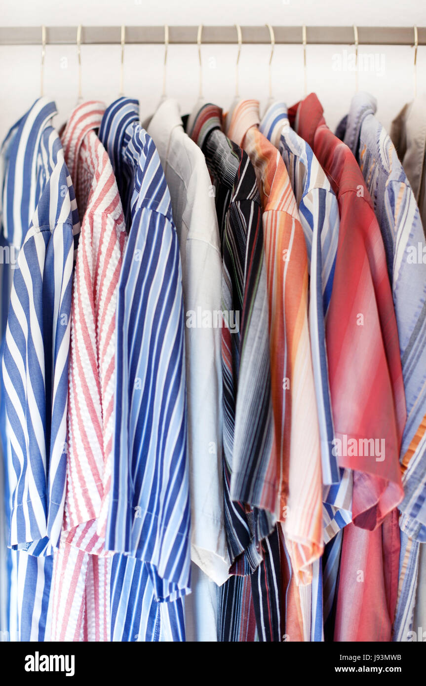 shirts off the rack Stock Photo - Alamy