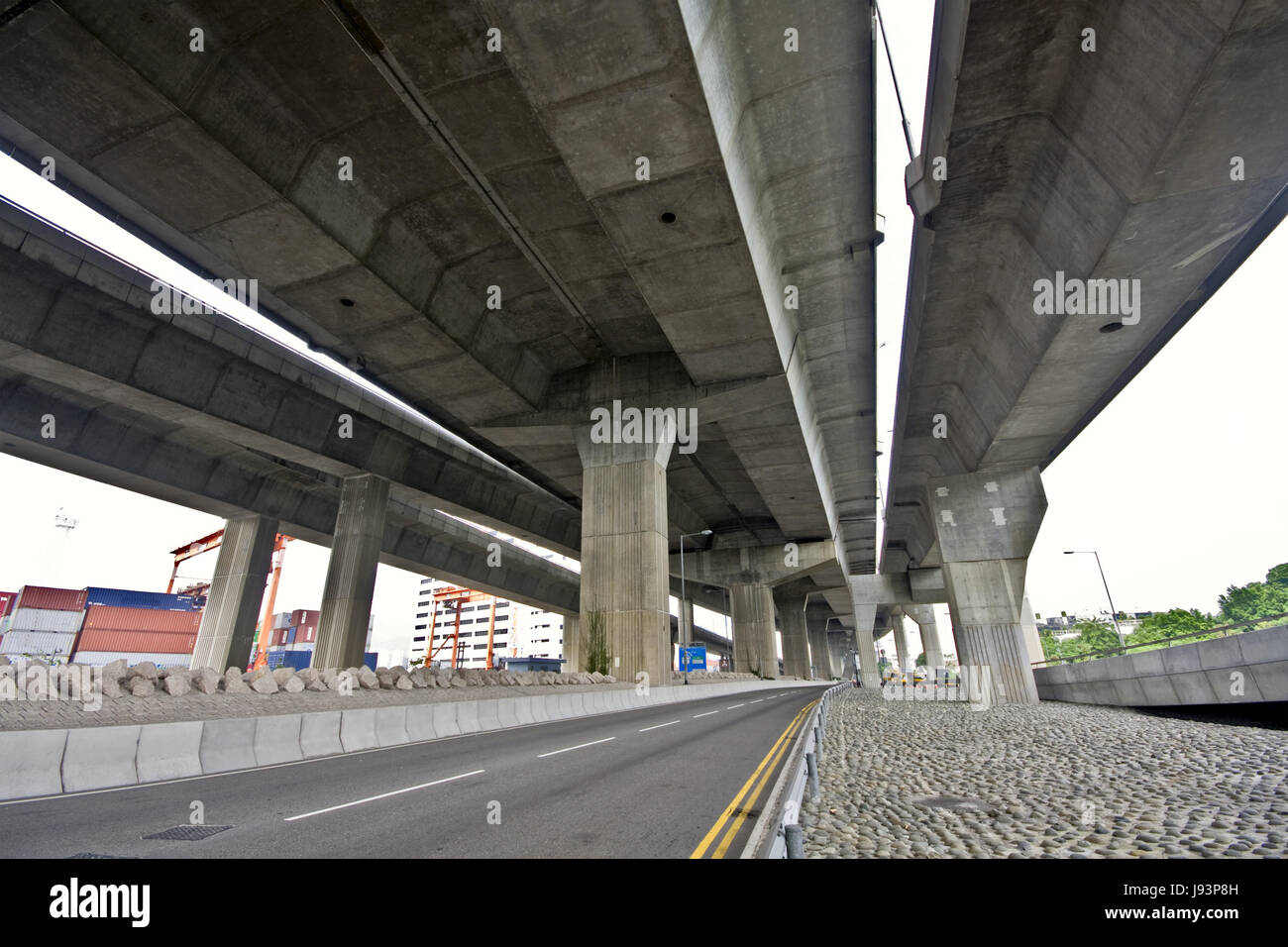 city, town, traffic, transportation, bridge, motorway, highway, style ...