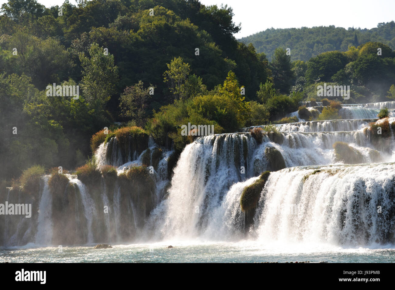 park, europe, waterfall, croatia, national, waterfalls, stairs ...