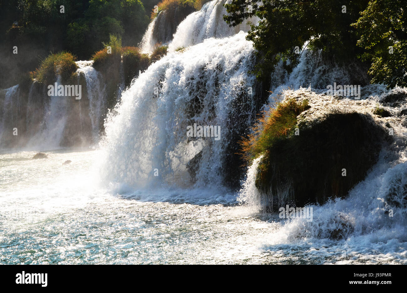 park, europe, waterfall, croatia, national, waterfalls, stairs ...