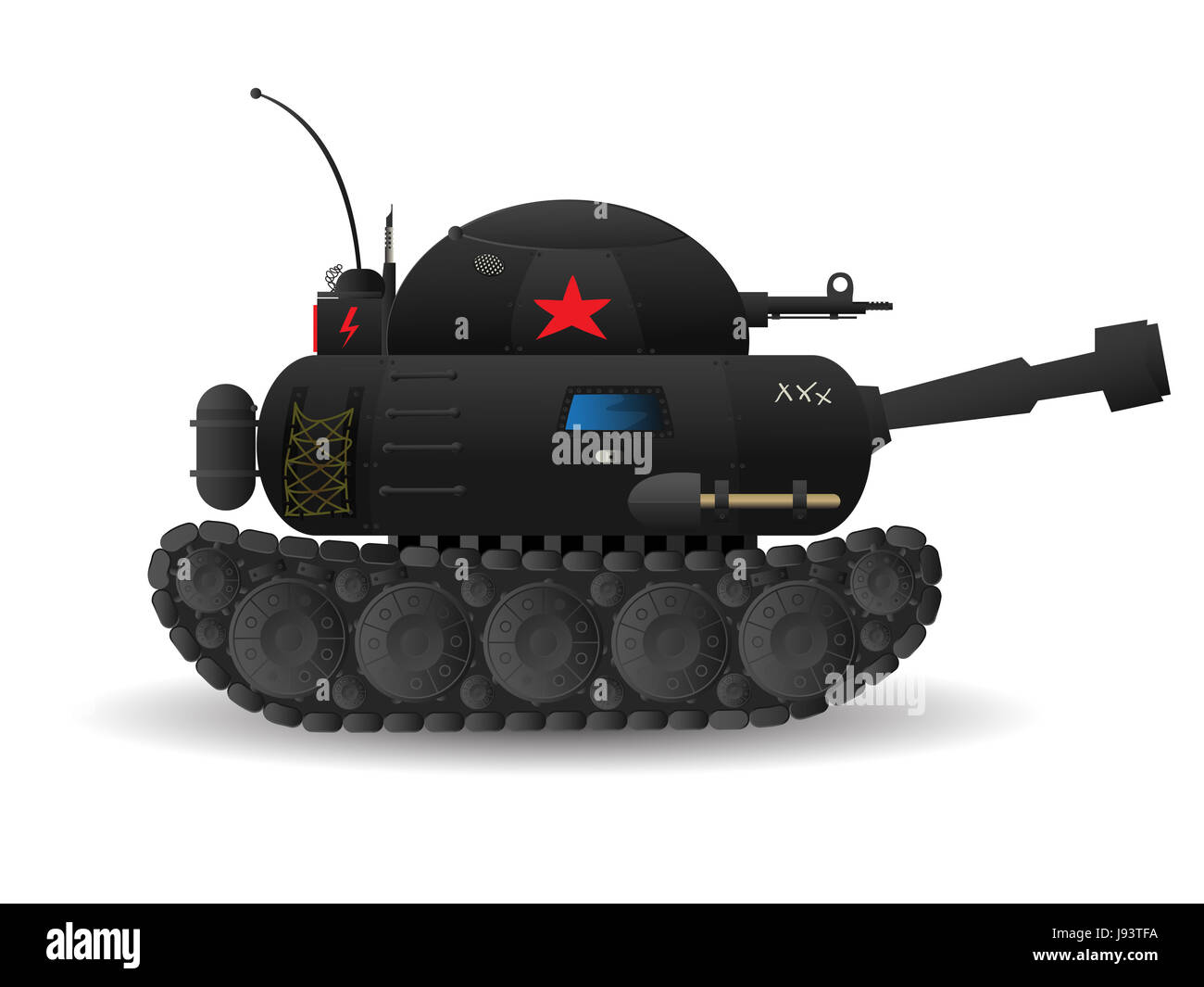 single, war, vehicle, retro, tank, tracks, object, single, art ...