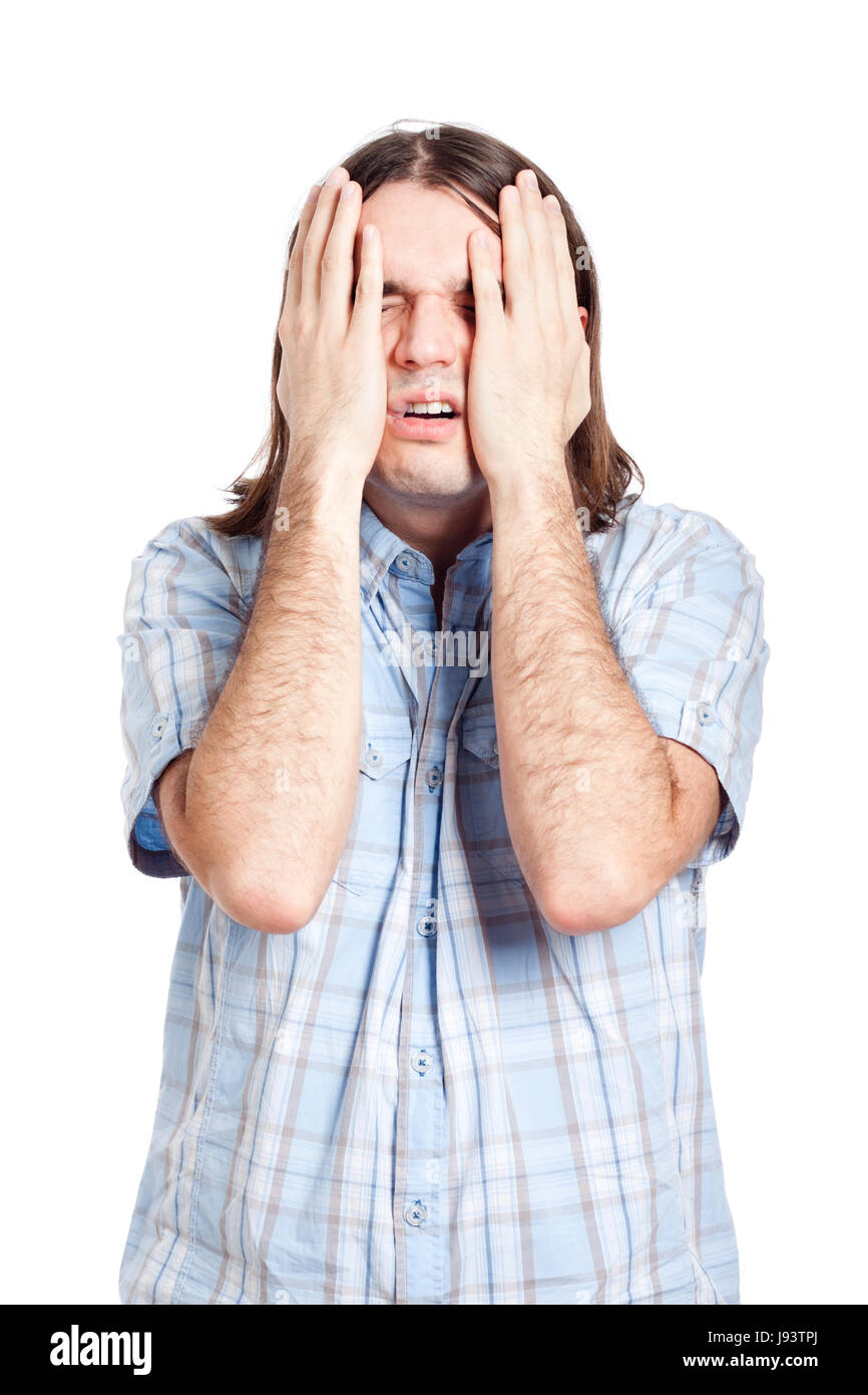 pain, frustrated, suffer, migraine, misery, man, painful, humans, human ...