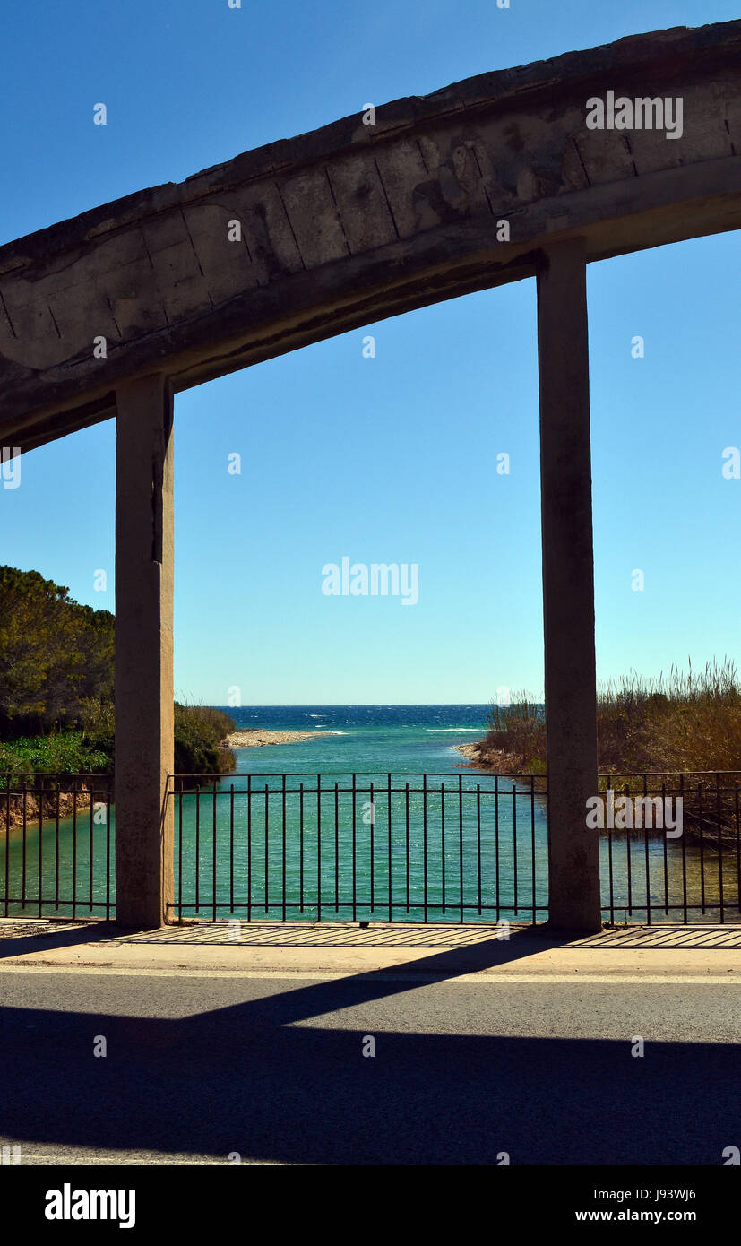 waters, bridge, water, mediterranean, salt water, sea, ocean, style of ...