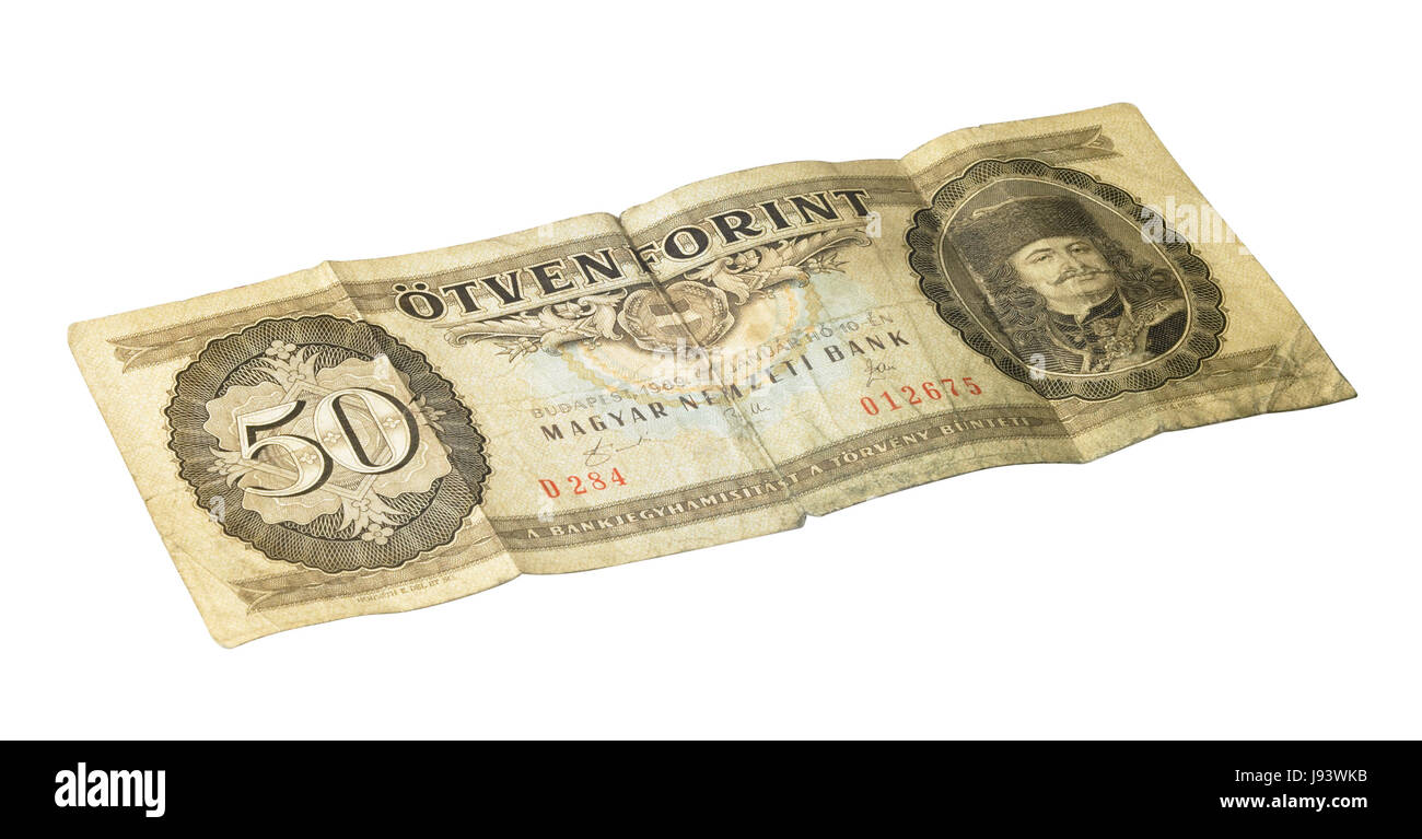 nostalgic hungarian banknote Stock Photo - Alamy