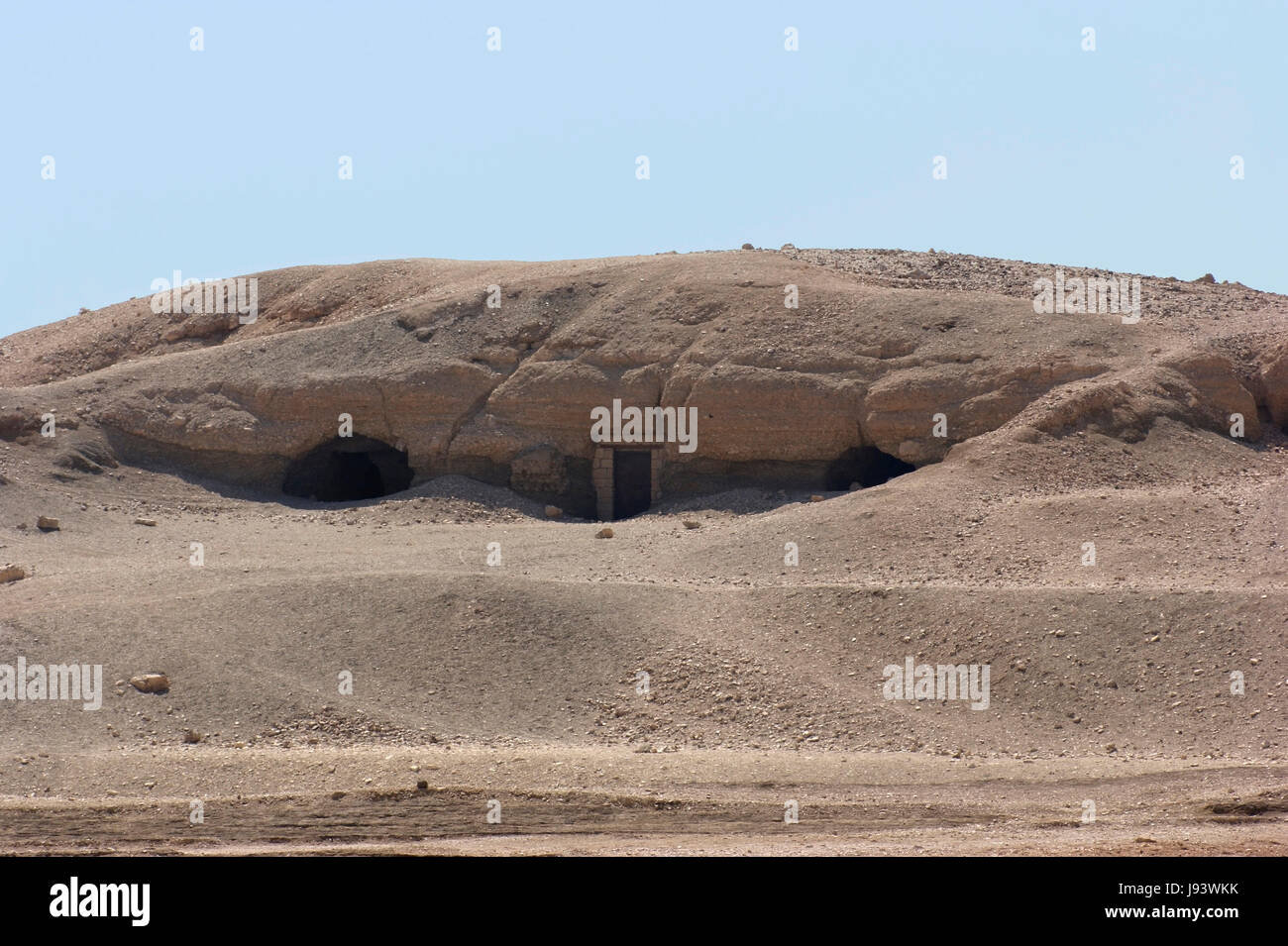 rock cut tombs in egypt Stock Photo - Alamy