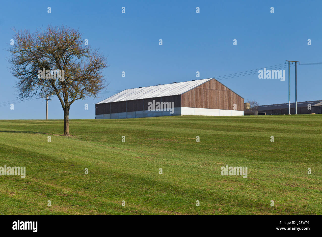 farm, landscape, scenery, countryside, nature, shed, meadow, grass ...