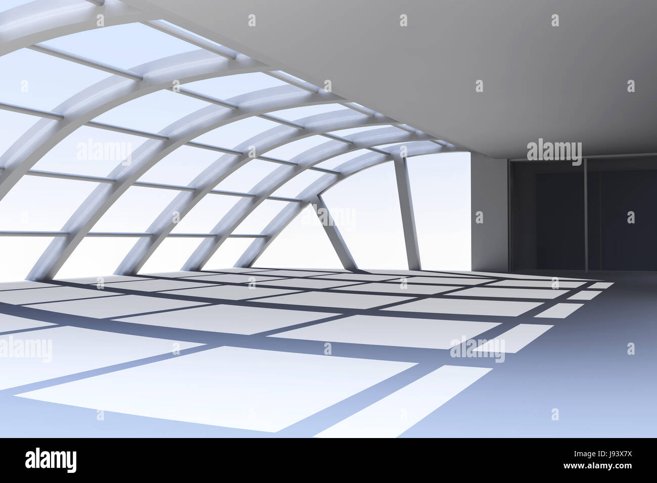 hall, house, building, office, corridor, graphic, modern, modernity ...