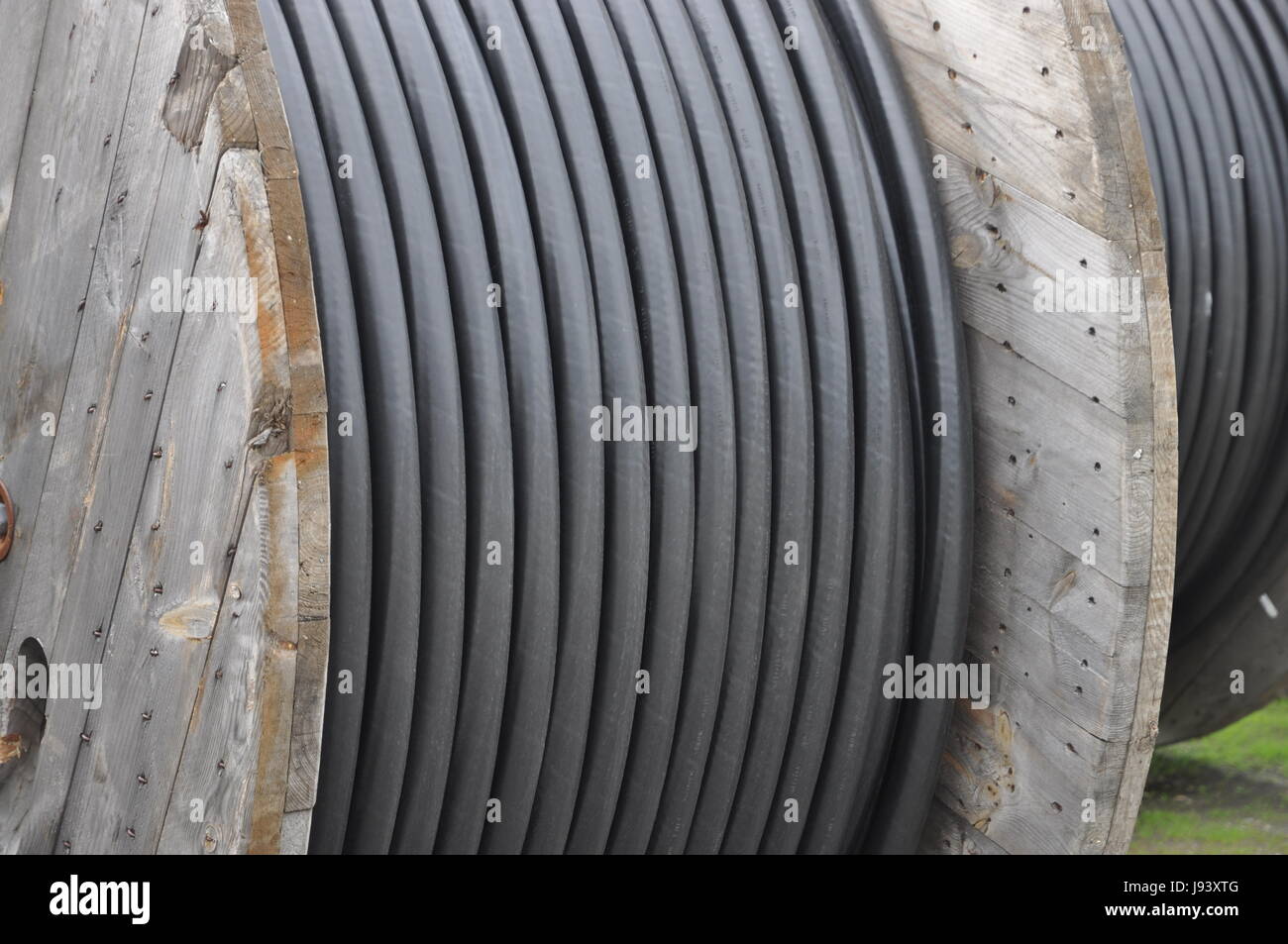 industry, construction industry, civil engineering, cable drum, buried ...