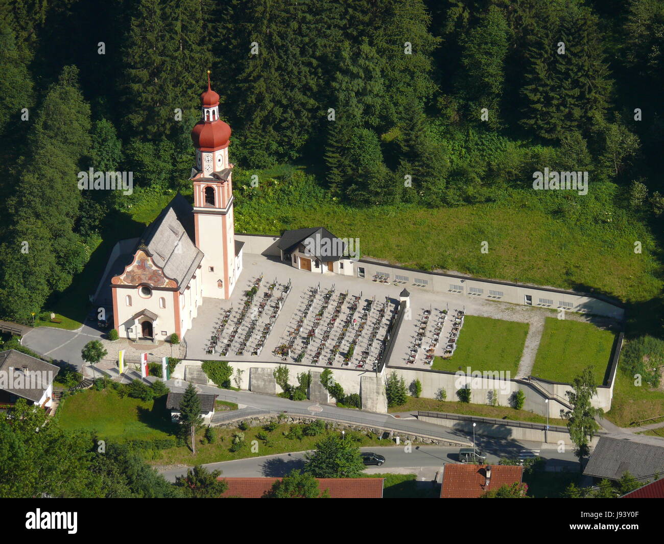 church, cemetery, style of construction, architecture, architectural ...