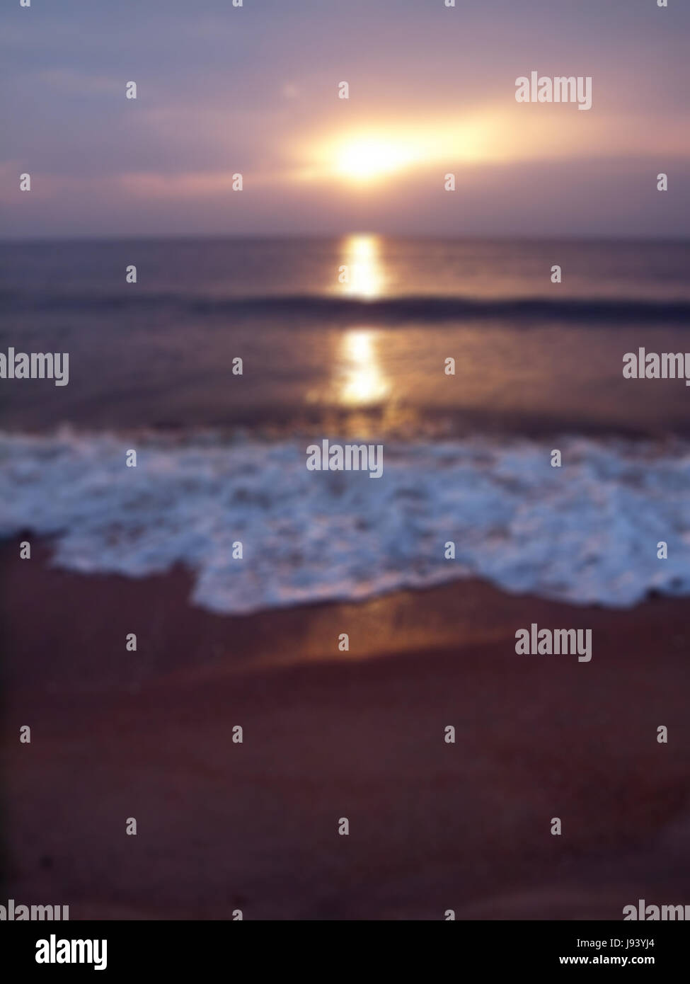 Abstract blurry sunset beach hi-res stock photography and images - Alamy