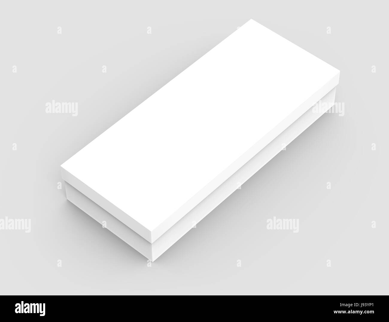 white 3d rendering tilt blank box, isolated gray background Stock Photo ...
