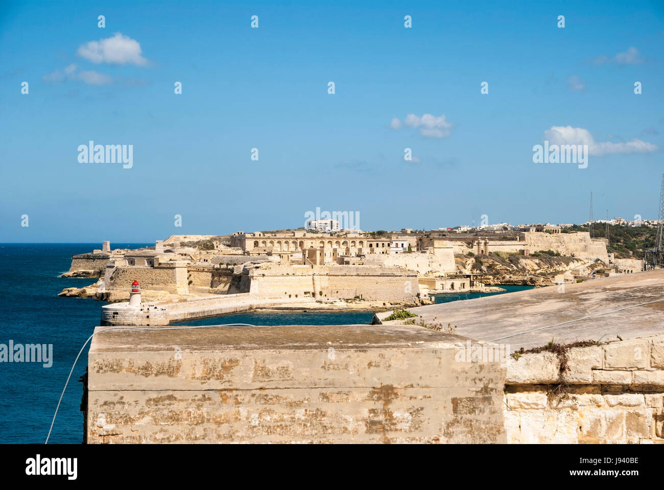 Fortress in Valletta, Malta Stock Photo - Alamy