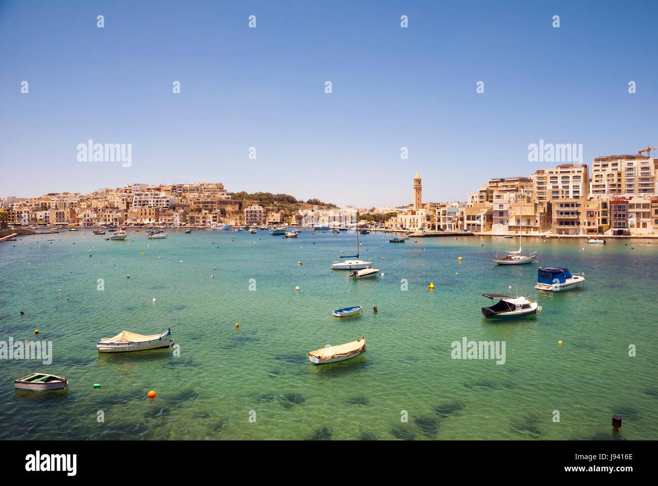 Marsaskala luzzu boats hi-res stock photography and images - Alamy
