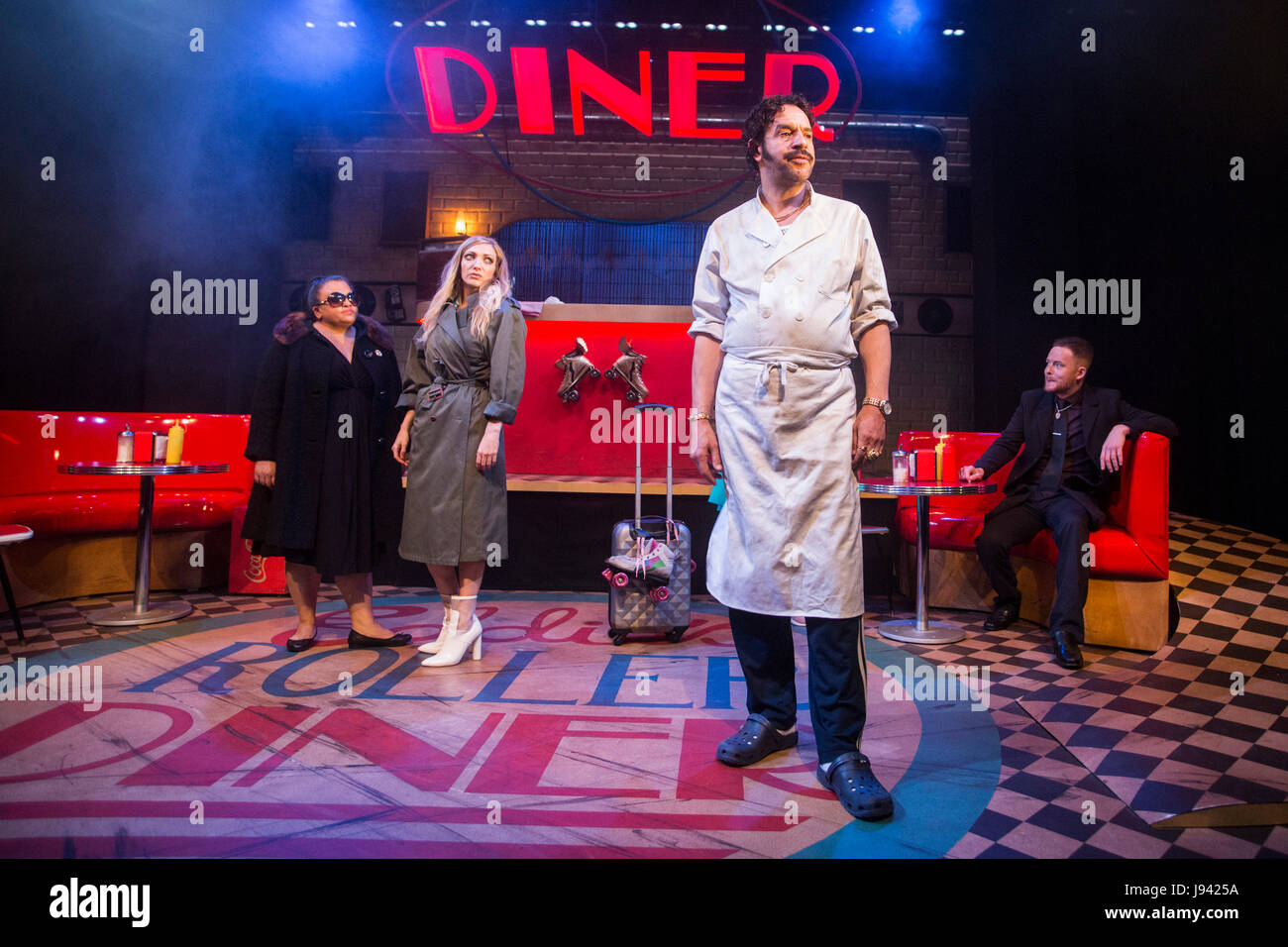 London, UK. 30 May 2017. Pictured L-R: Rina Fatania, Lucy McCormick ...