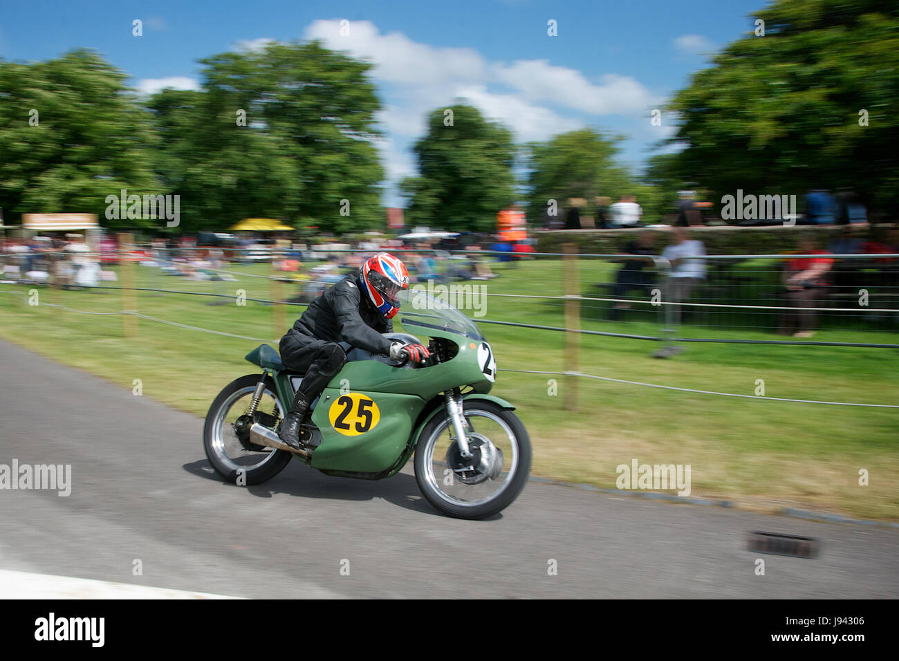 Classic Norton racing motorcycle at Motorcycle World Show at Beaulieu ...