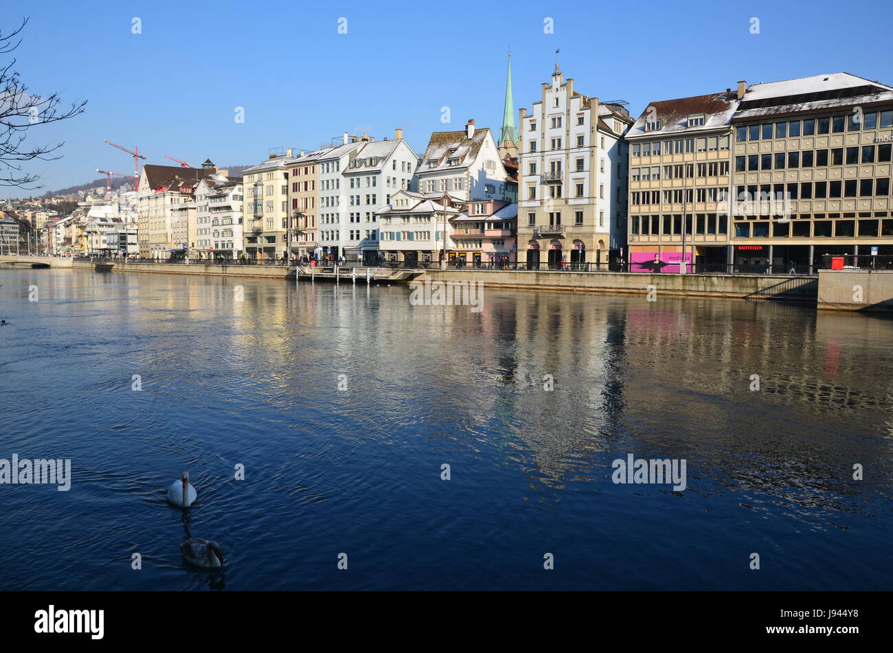 winter, old town, style of construction, architecture, architectural ...