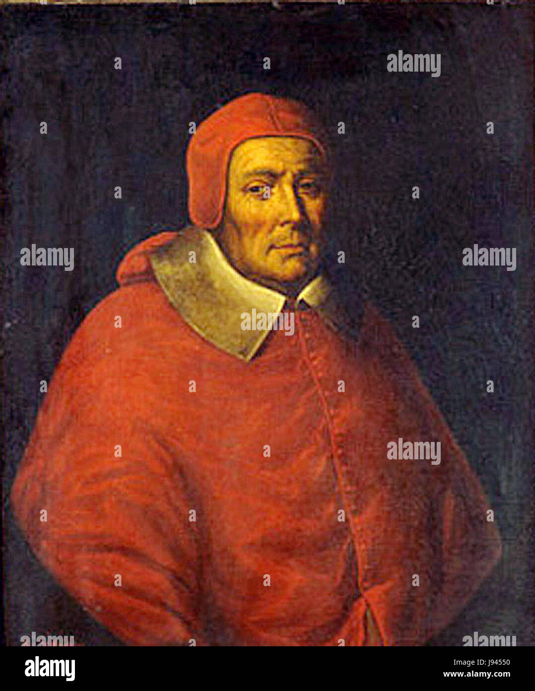 This portrait depicts Simon d'Archiac, a French mathematician and ...