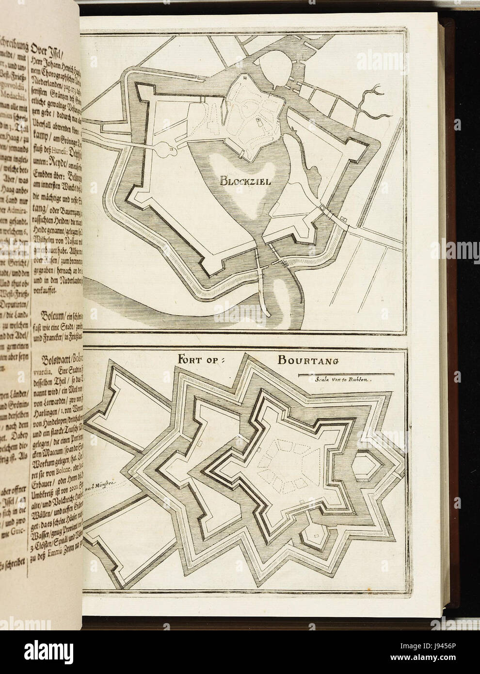 This detailed map by Merian, created in 1661, showcases the topography ...