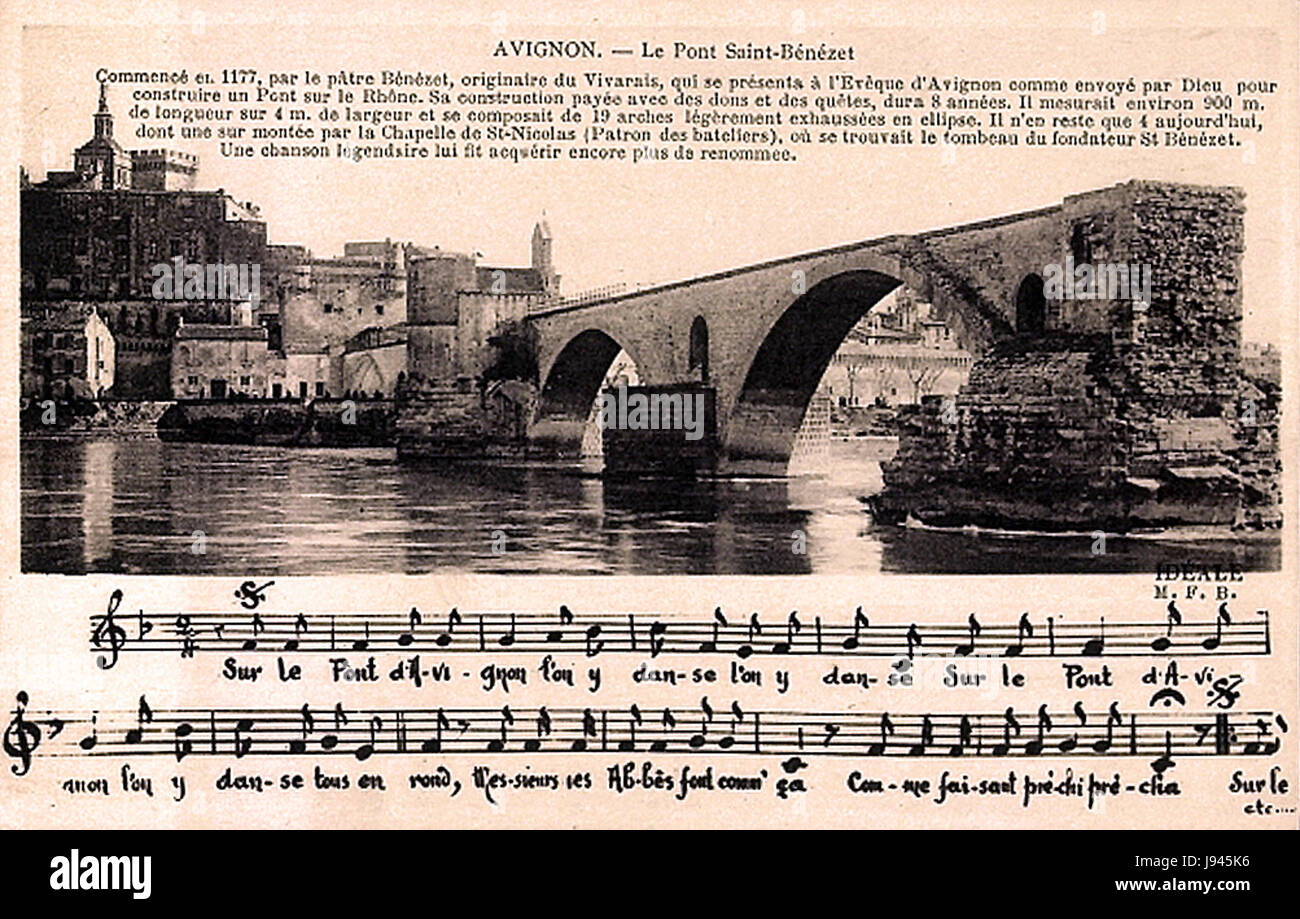 Sur le pont davignon hi-res stock photography and images - Alamy