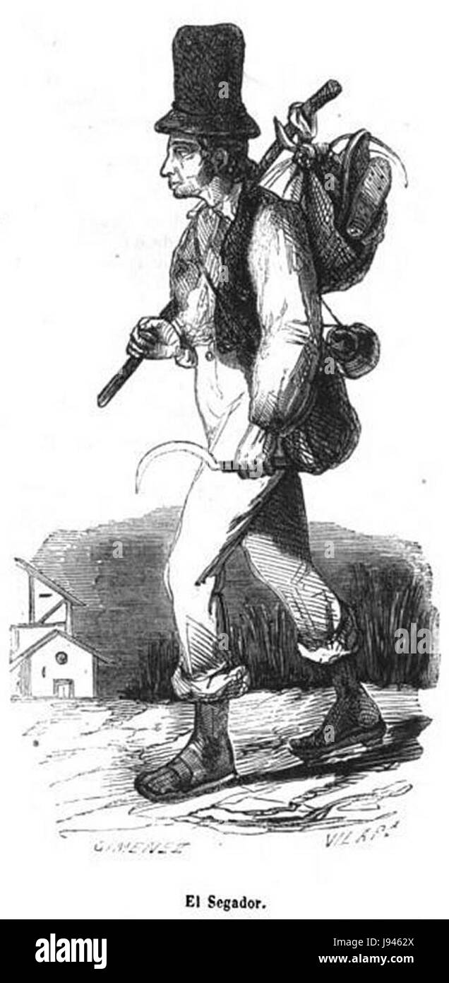 This painting, titled 'El Segador' (The Reaper), depicts the ...