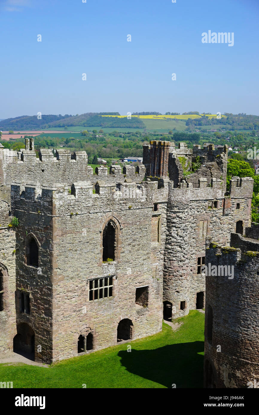Ludlow Castle, Ludlow, Shropshire, England, UK Stock Photo - Alamy