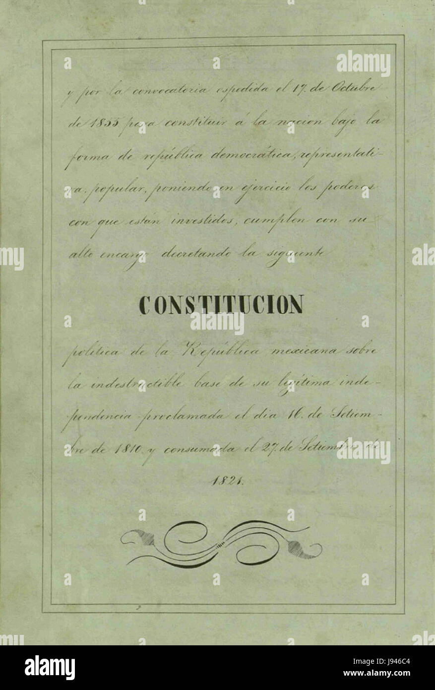 This refers to the preamble of the 1857 Constitution of Mexico, which ...