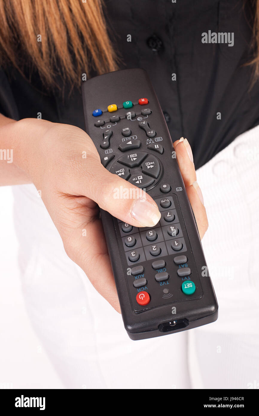 controller, push, television, tv, televisions, control, change, hand ...