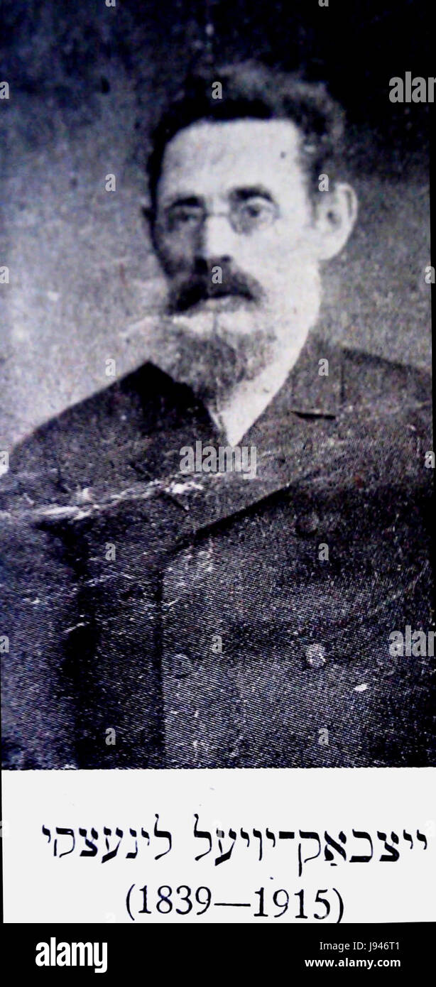 A biographical reference to Yitshak Yoel Linetski, an individual whose ...