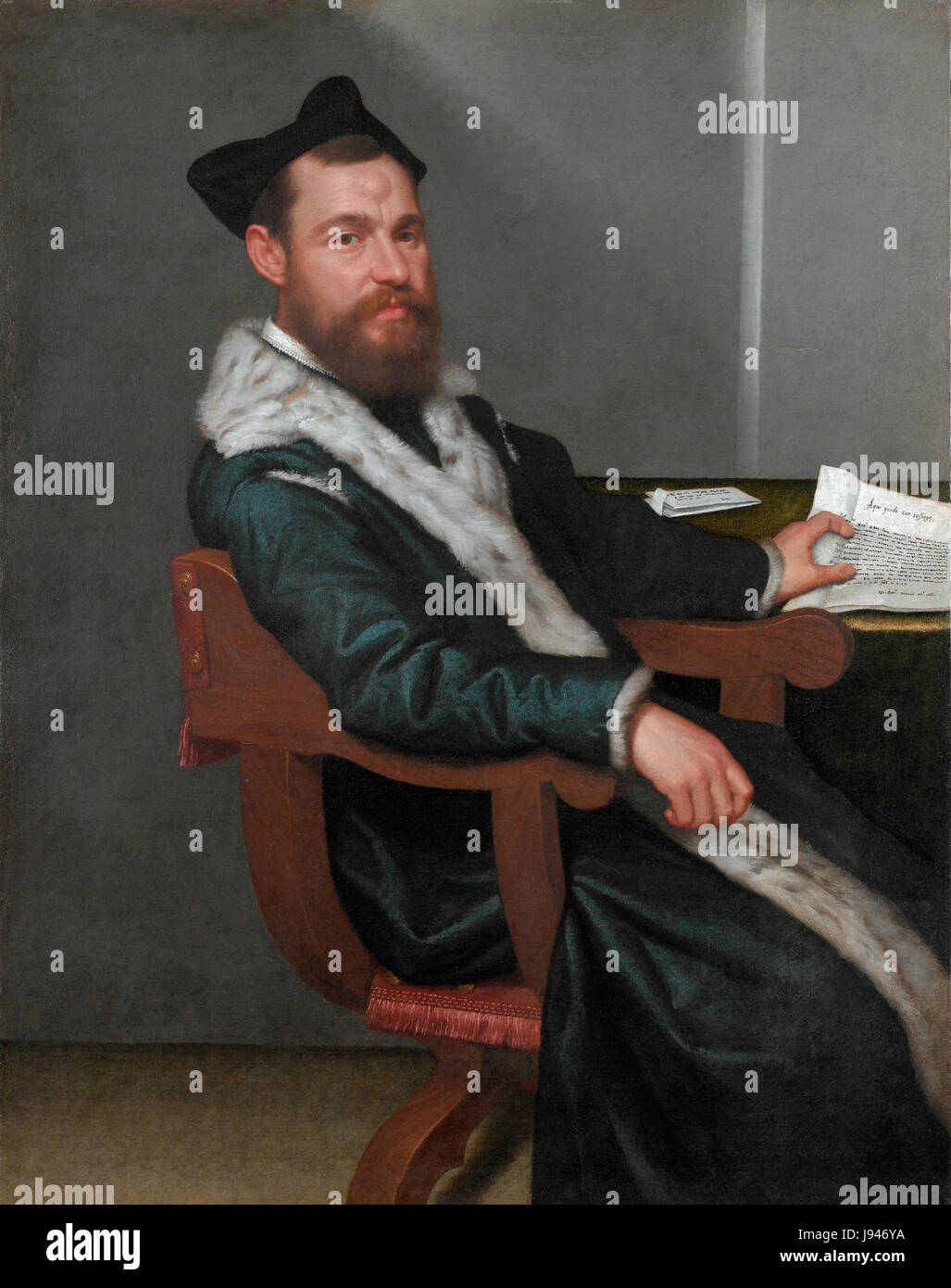 This portrait, 'The Magistrate,' painted by Giovanni Battista Moroni in ...