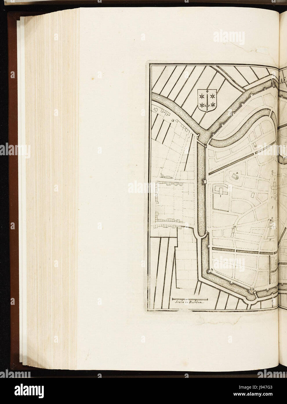 Topographia Circuli Burgundici by Merian provides a detailed map and ...