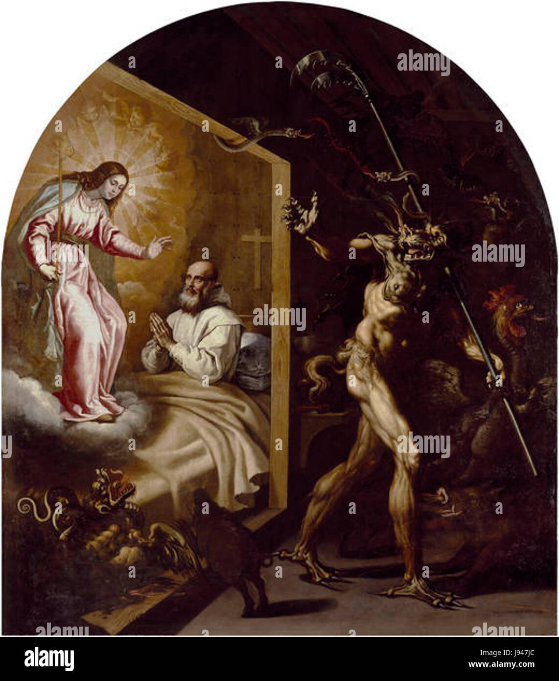 Vicente Carducho. El Paular 01 Stock Photo - Alamy