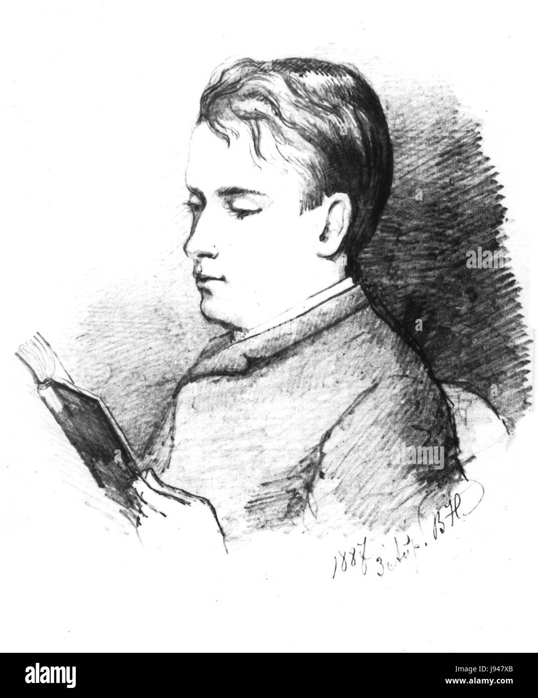 A portrait of Tsar Nicholas I of Russia from 1887. He ruled as emperor ...