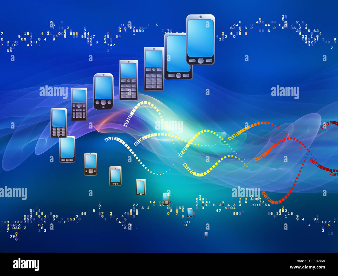 telephone, phone, blue, motion, postponement, moving, movement ...