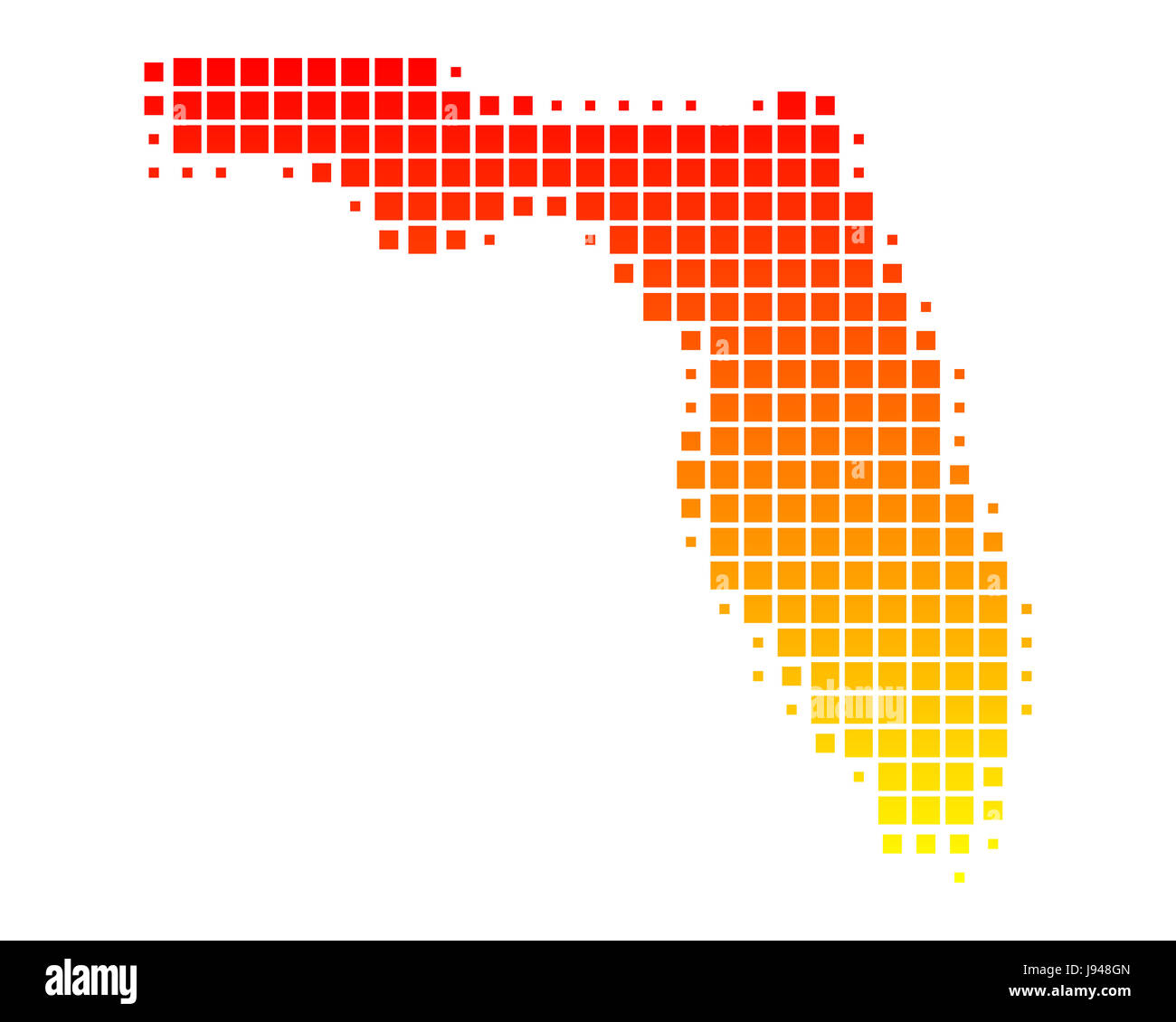 Florida Population Density Map ZIP Codes In Florida