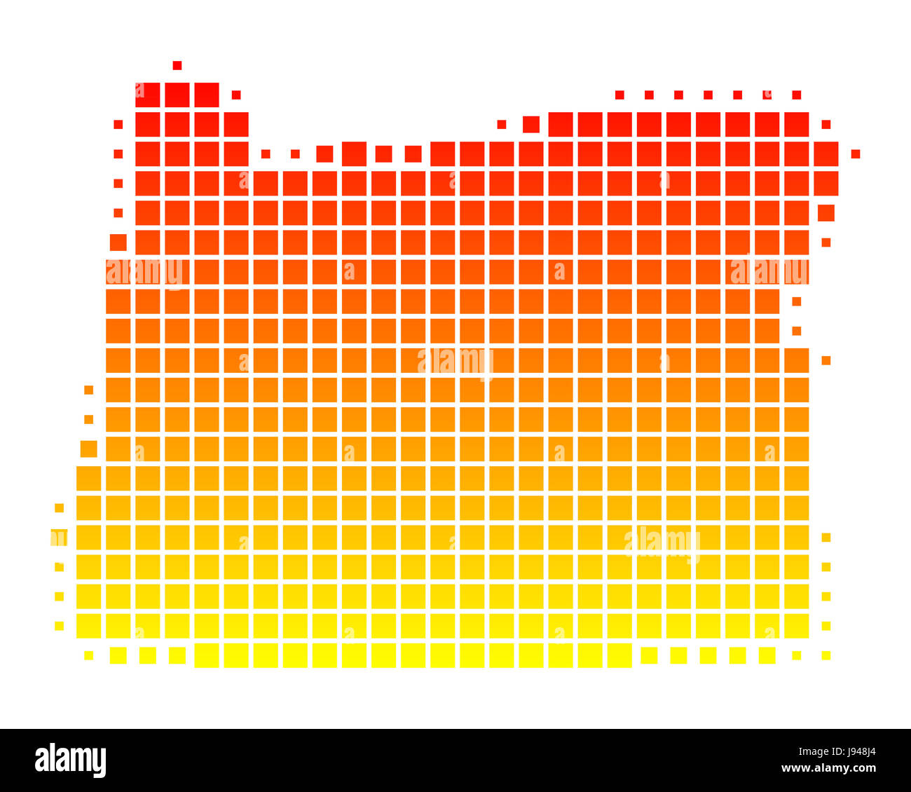 usa, america, illustration, angular, square, card, spotted, dot, state ...