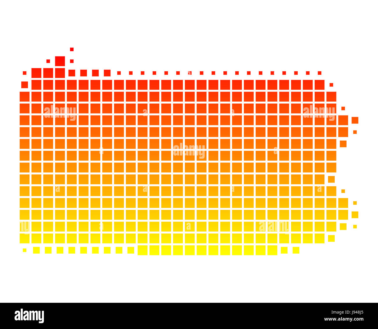 usa, america, illustration, angular, square, card, spotted, dot, state ...