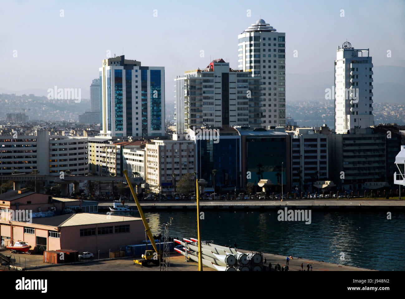 at the port of izmir Stock Photo - Alamy