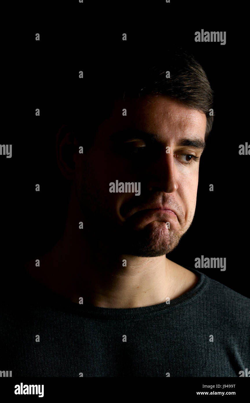 person, upper part of the body, one, man, studio photography, male ...