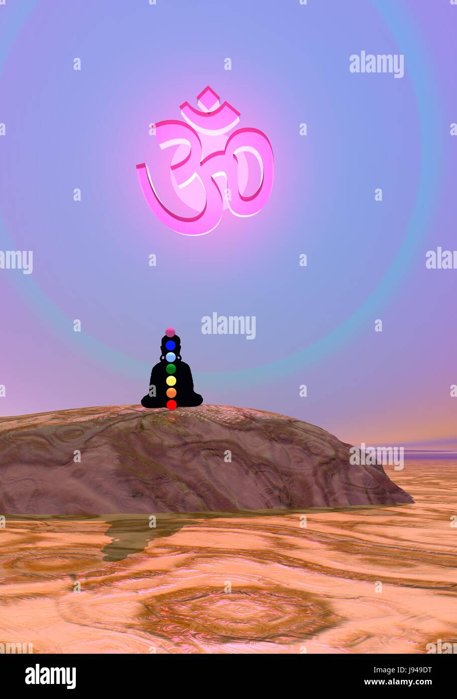 buddha, illustration, peace, meditation, yoga, zen, blue, health ...