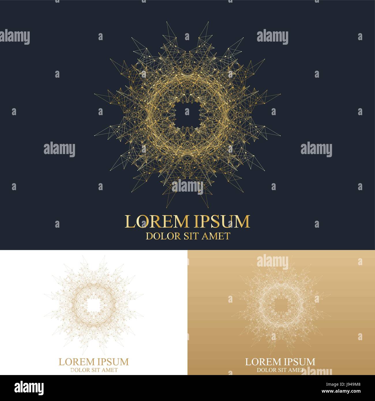 Science atom chain in Stock Vector Images - Alamy