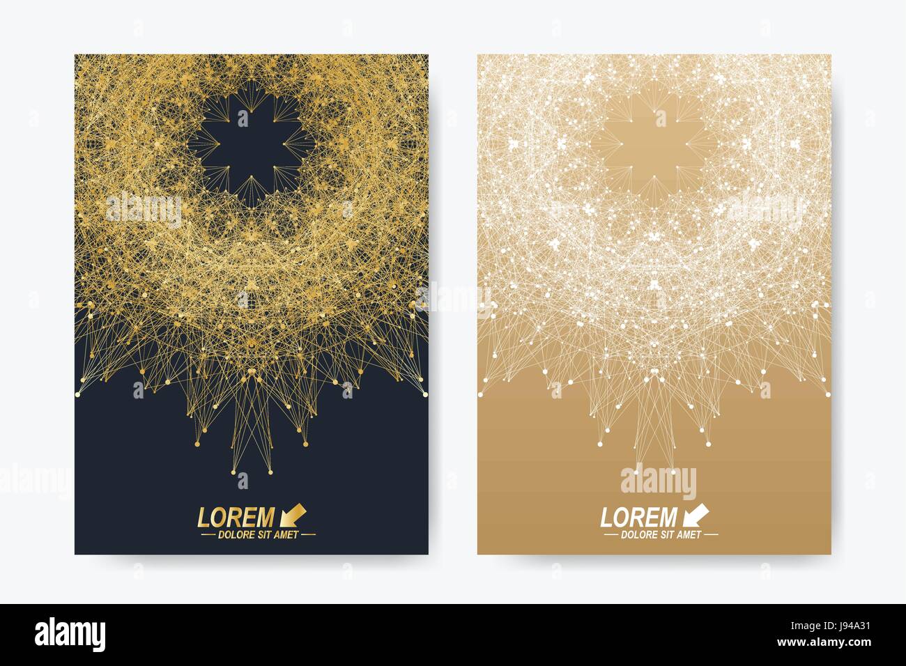 Modern vector template for brochure, Leaflet, flyer, cover, magazine or annual report. A4 size ...