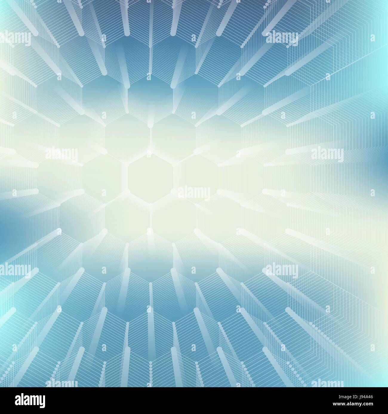 Abstract geometric background, hexagonal vector texture. Big data ...