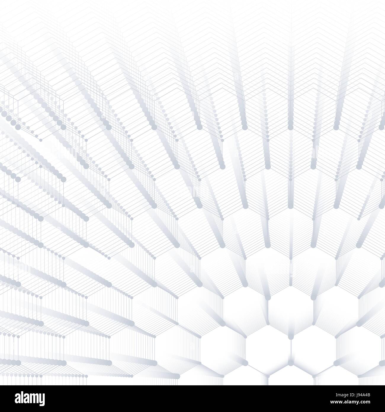 Abstract geometric background, hexagonal texture. Big data ...