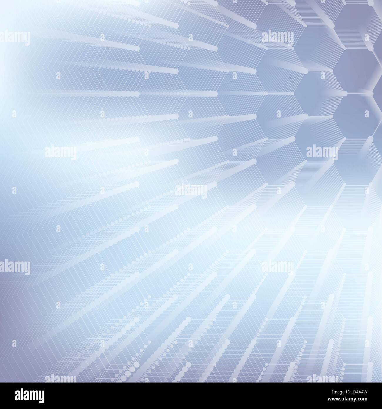 Abstract geometric background, hexagonal vector texture. Big data ...