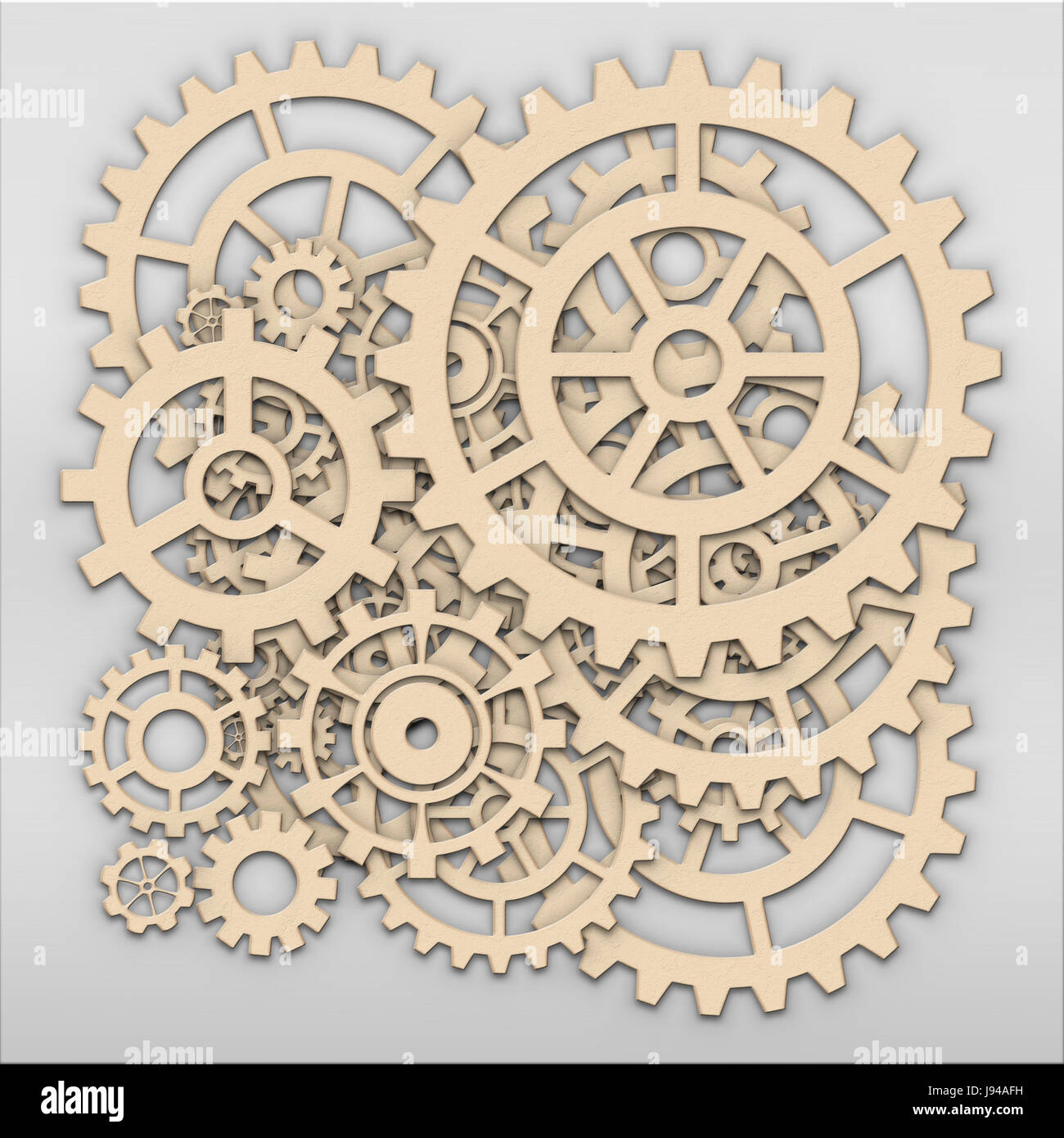 Collage gears clock hi-res stock photography and images - Alamy