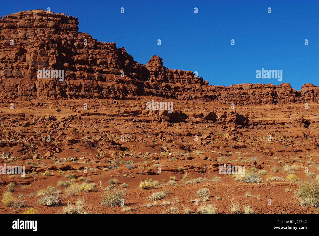 red rocks and intense blue sky,utah Stock Photo - Alamy